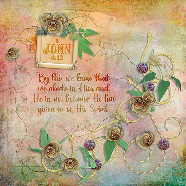 His Spirit – Layout for Today