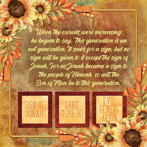 Evil Generation – Layout for Today