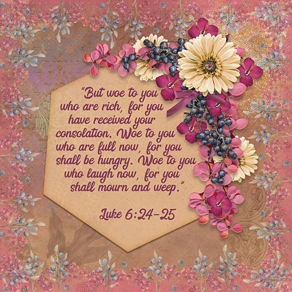 Your Consolation – Layout for Today